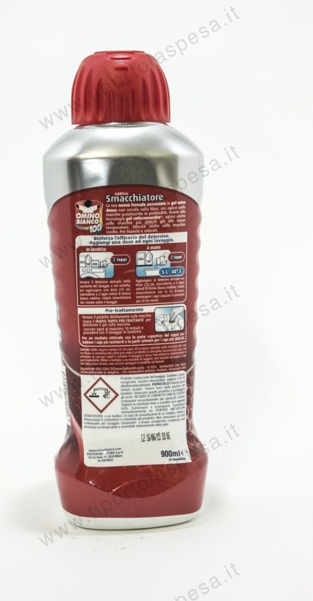 Additivo smacchiatore gel Omino Bianco 100+ - www.tiportolaspesa.it