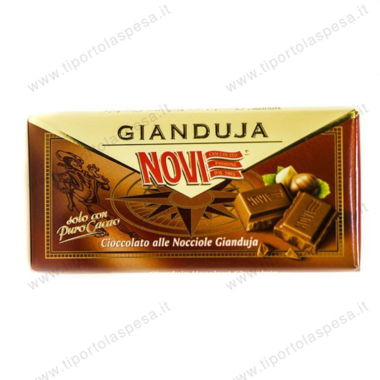 Cioccolato nocciola gianduia tavoletta Novi gr.100 - www.tiportolaspesa.it