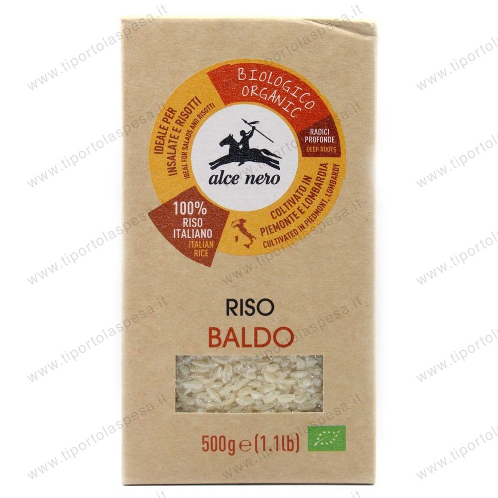 Riso baldo Bio Alce Nero gr.500 - www.tiportolaspesa.it
