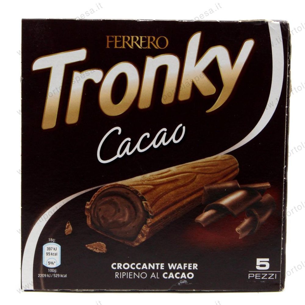 Cioccolato Tronky cacao x 5 - www.tiportolaspesa.it