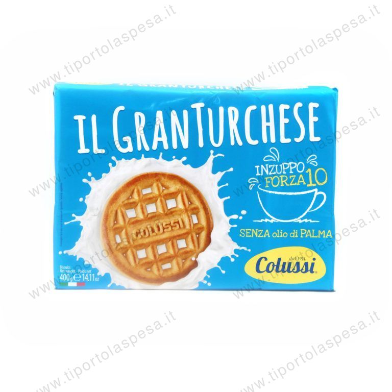 Biscotti gran turchese Colussi gr.400 - www.tiportolaspesa.it