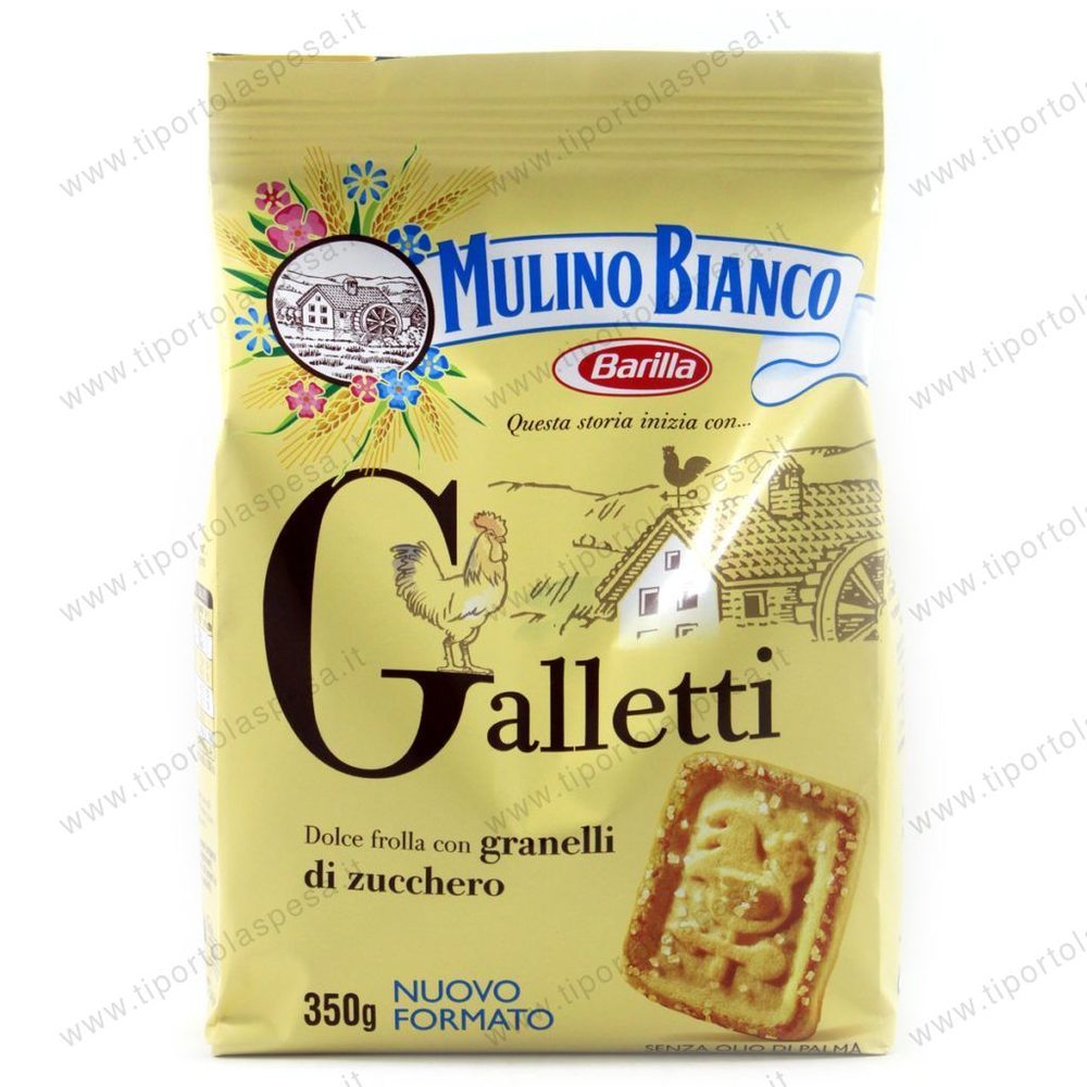 Biscotti Galletti Mulino bianco Barilla gr.350 - www.tiportolaspesa.it