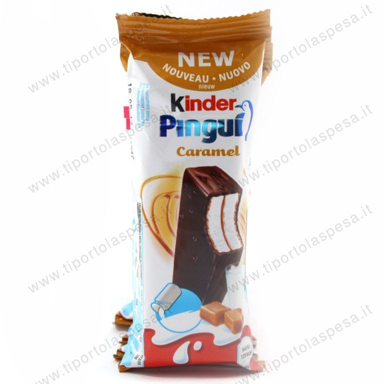 Kinder pinguì Ferrero caramel x 4 - www.tiportolaspesa.it