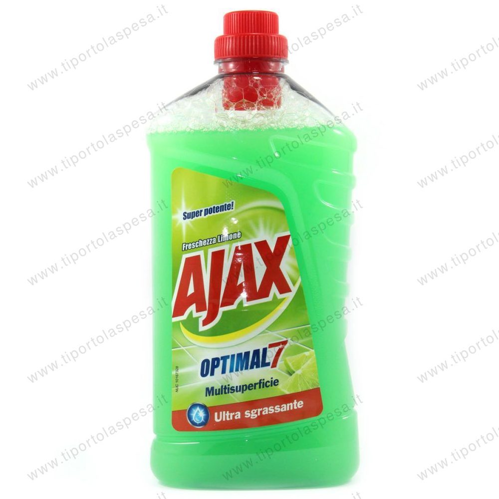 Detergente multiuso Ajax limone optimal 7 - www.tiportolaspesa.it