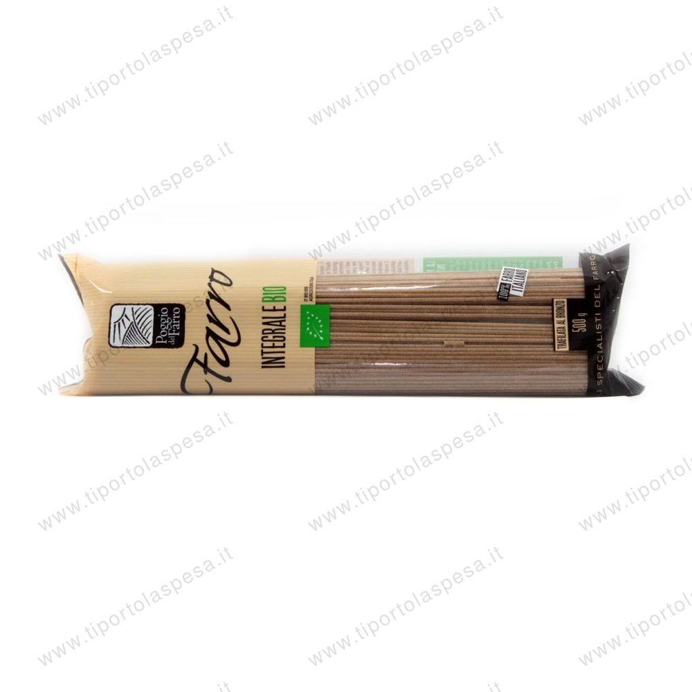 Pasta integrale farro bio spaghetti Poggio de Farro gr.500 - www ...