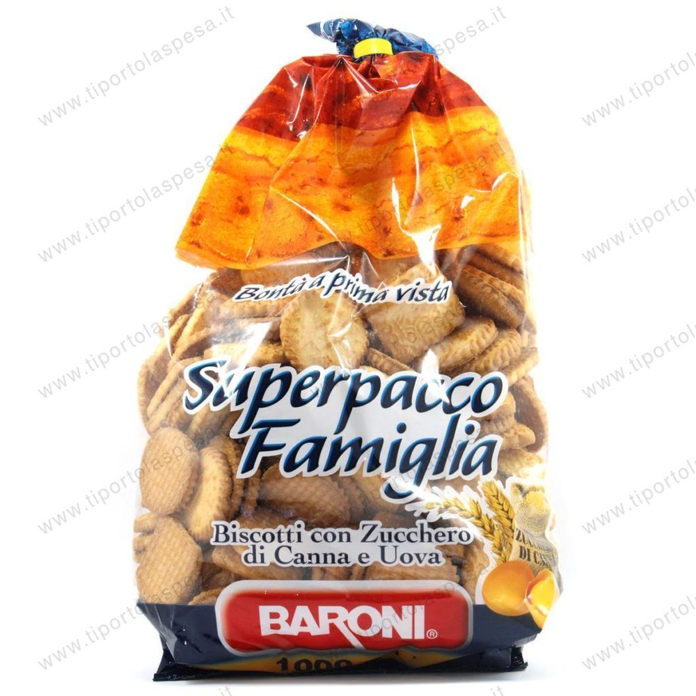 Biscotti frollini super pacco Baroni kg.1 - www.tiportolaspesa.it