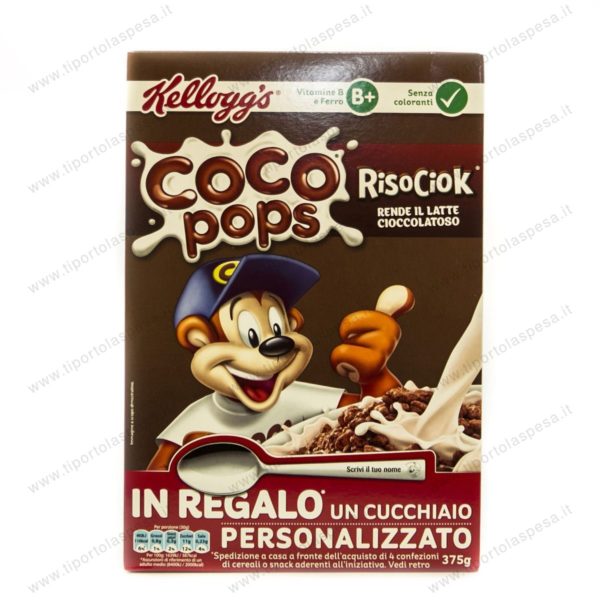 Cereali Coco pops riso ciok Kelloggs - www.tiportolaspesa.it