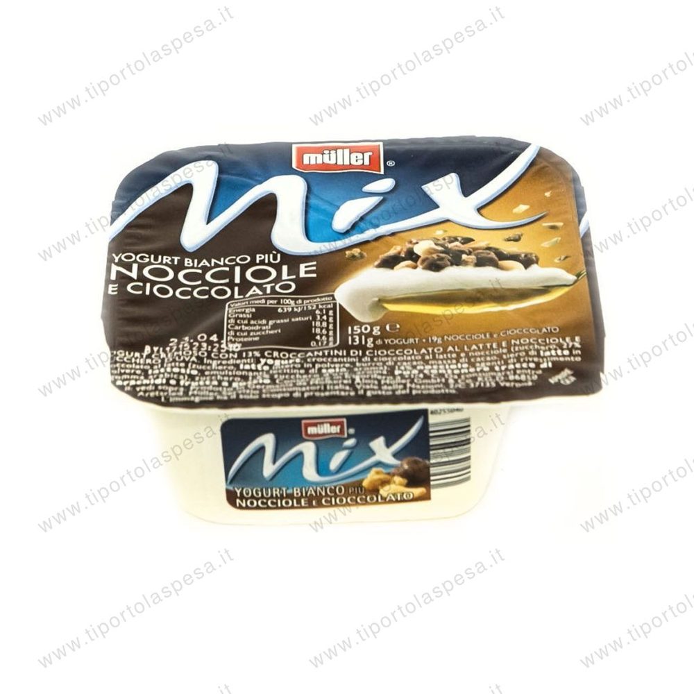 Yogurt bianco nocciole e cioccolato Muller mix gr.150 - www ...
