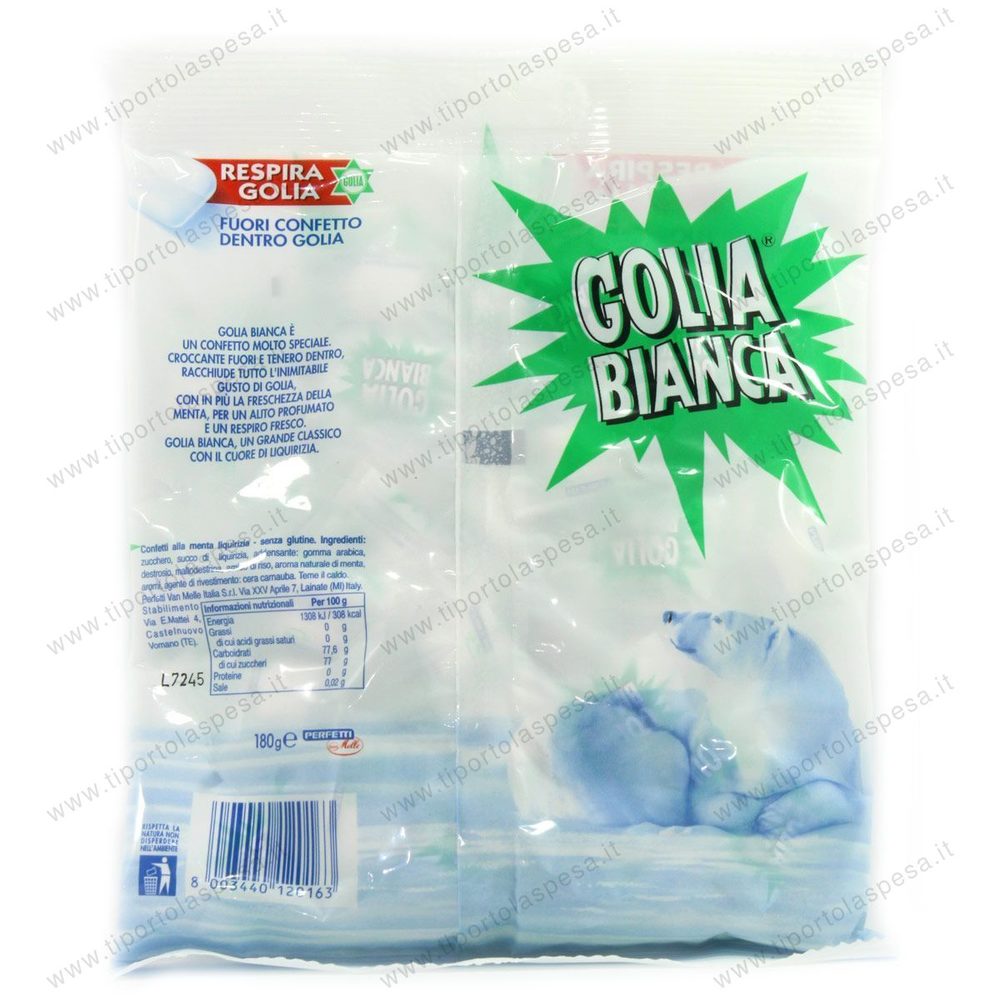 Caramelle golia bianca Perfetti gr.180 - www.tiportolaspesa.it