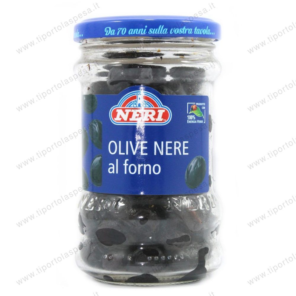 Olive nere al forno intere Neri - www.tiportolaspesa.it