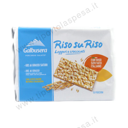 Cracker riso su riso Galbusera gr.380 - www.tiportolaspesa.it