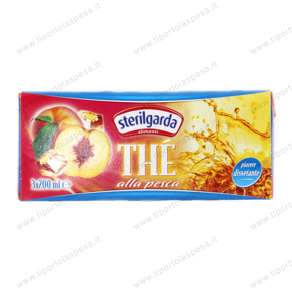 Bevanda analcolica thè pesca Sterilgarda ml.200 x 3 - www.tiportolaspesa.it