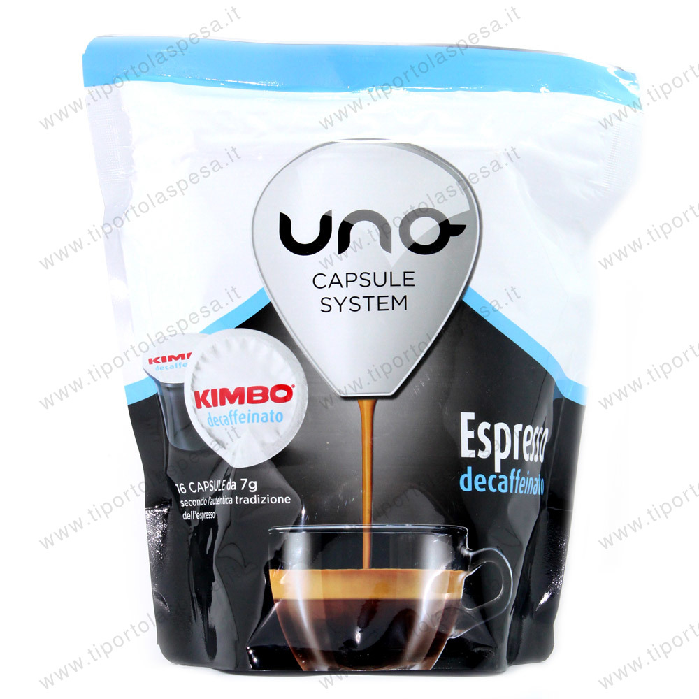 Caffè Kimbo espresso decaffeinato 16 capsule - www.tiportolaspesa.it
