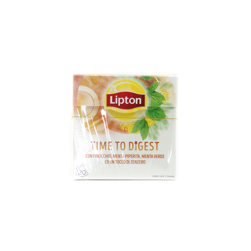 Tisana Lipton time to digest 20 filtri - www.tiportolaspesa.it