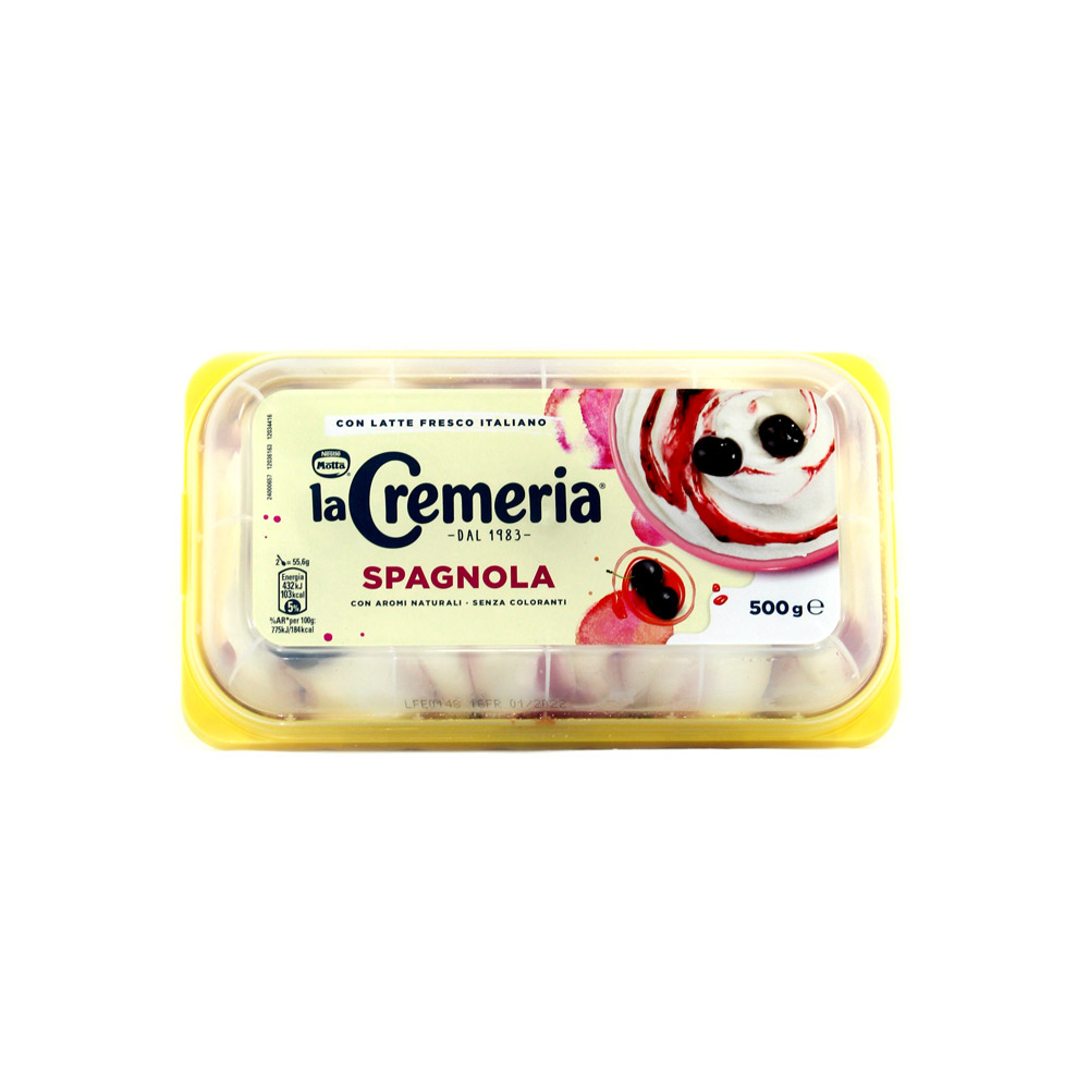 Vaschetta gelato La Cremeria Motta spagnola gr.500 - www.tiportolaspesa.it