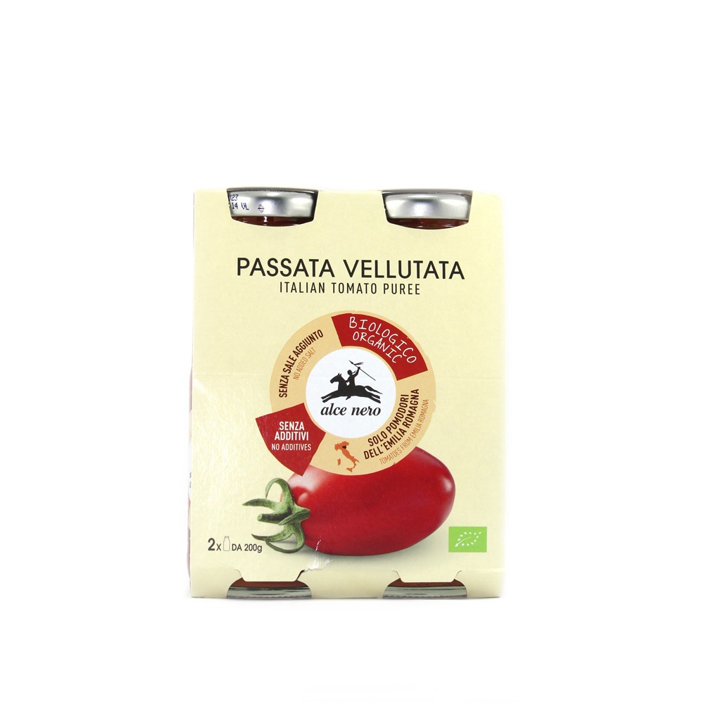 Passata pomodoro vellutata BIO Alce Nero gr.200 x 2 - www.tiportolaspesa.it