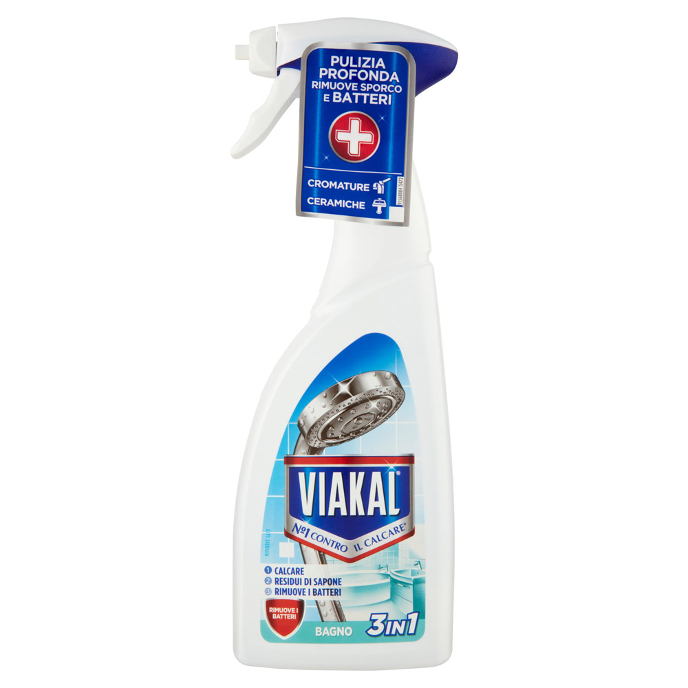 Detersivo spray Viakal bagno 3 in 1 ml.515 - www.tiportolaspesa.it